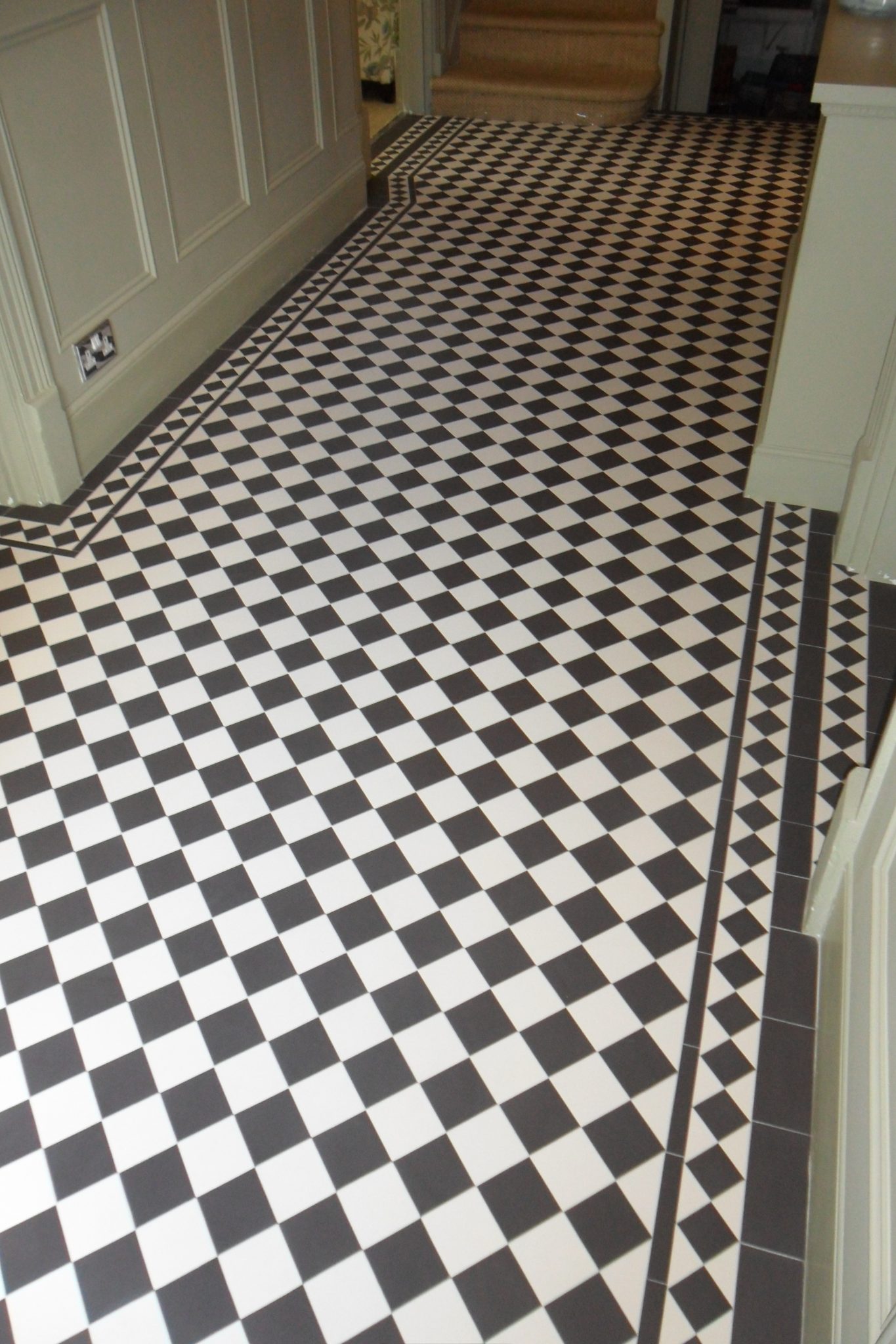 London with modified Kingsley victorian floor tile design from ...