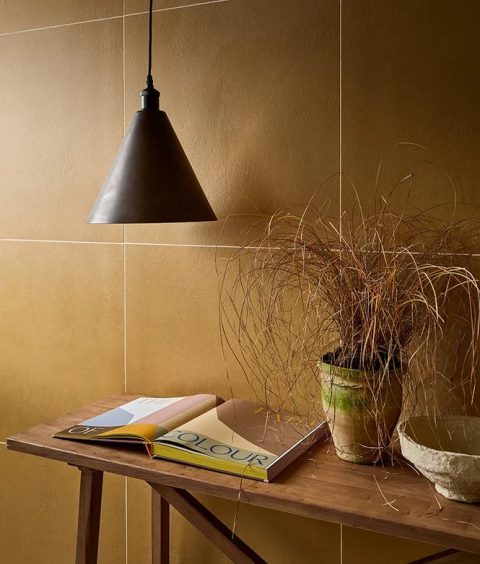 Stucco Mustard Stone Effect Porcelain Tile 60x60cm Ca’ Pietra from ...