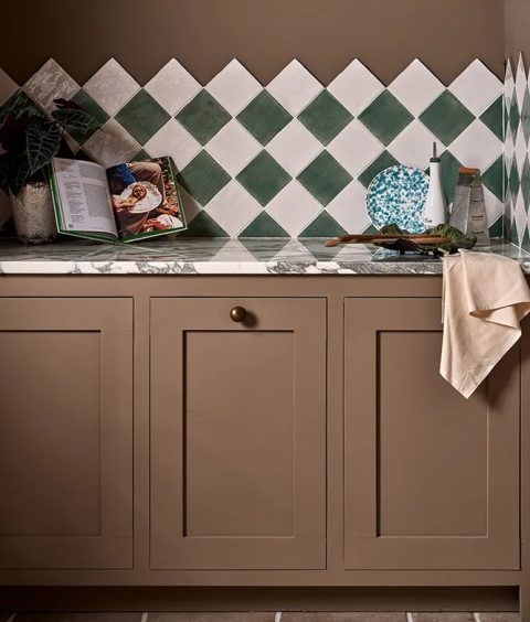 Studio Bobbin Chocolate Ceramic Tile 13x13cm Ca’ Pietra from Decoramic ...