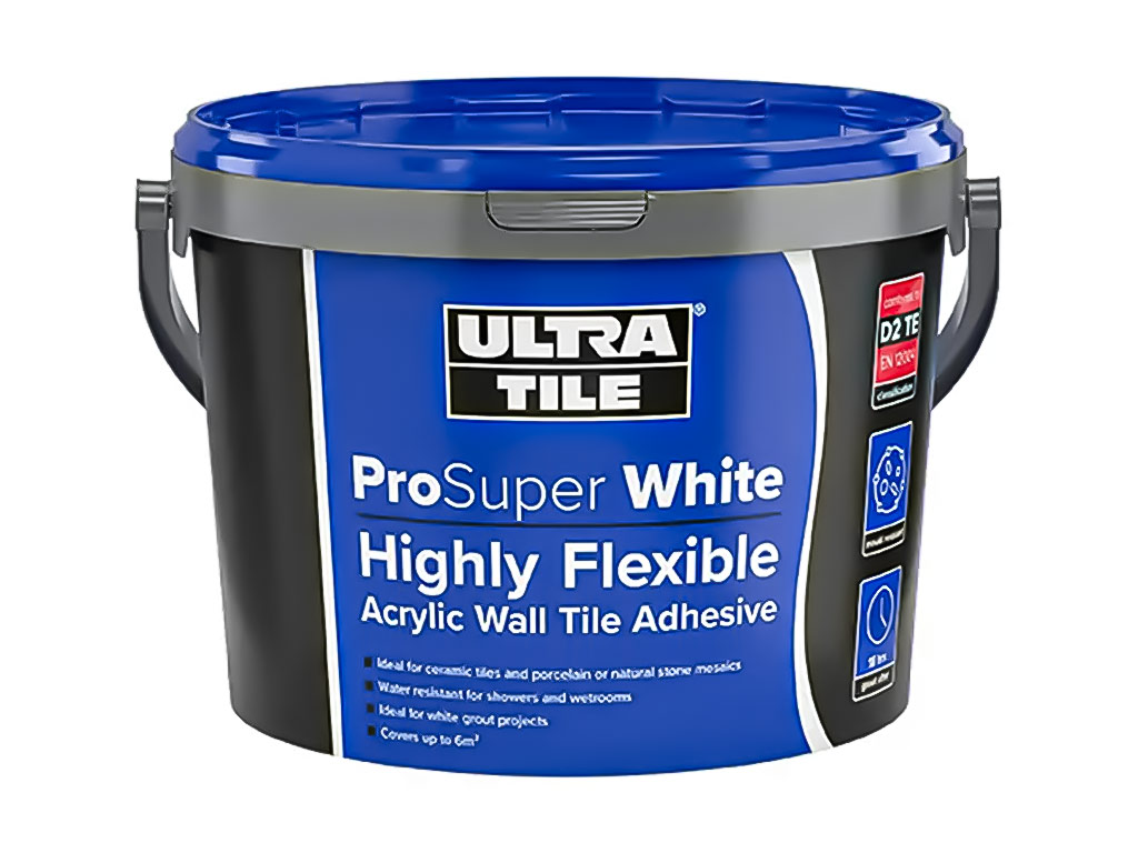 Ultra Tile Fix ProSuper Flexible White Ready Mixed Wall Tile Adhesive ...